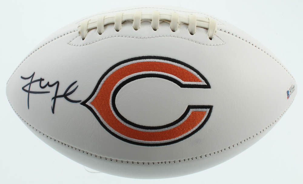 Khalil Mack Signed Bears Logo Football (Beckett COA) | Pristine Auction
