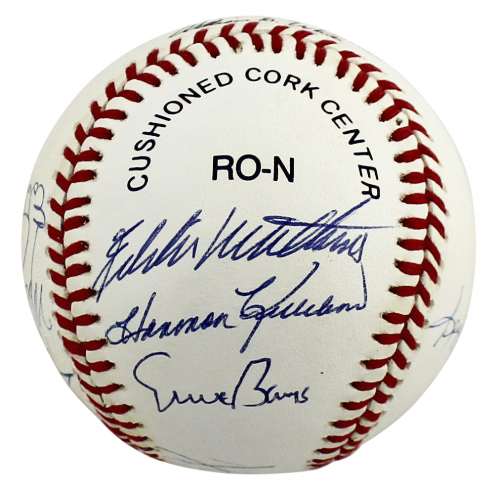500 Home Run Club ONL Baseball Signed by (10) with Ernie Banks, Willie ...