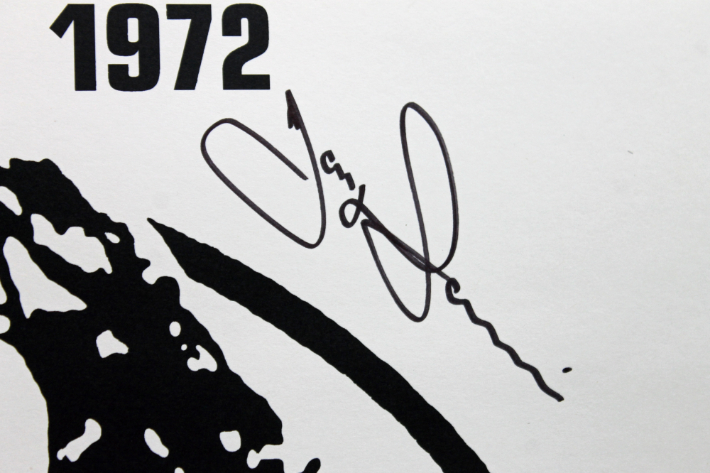 Black Sabbath 18x20.75 Concert Poster Band-Signed by (4) with Ozzy ...