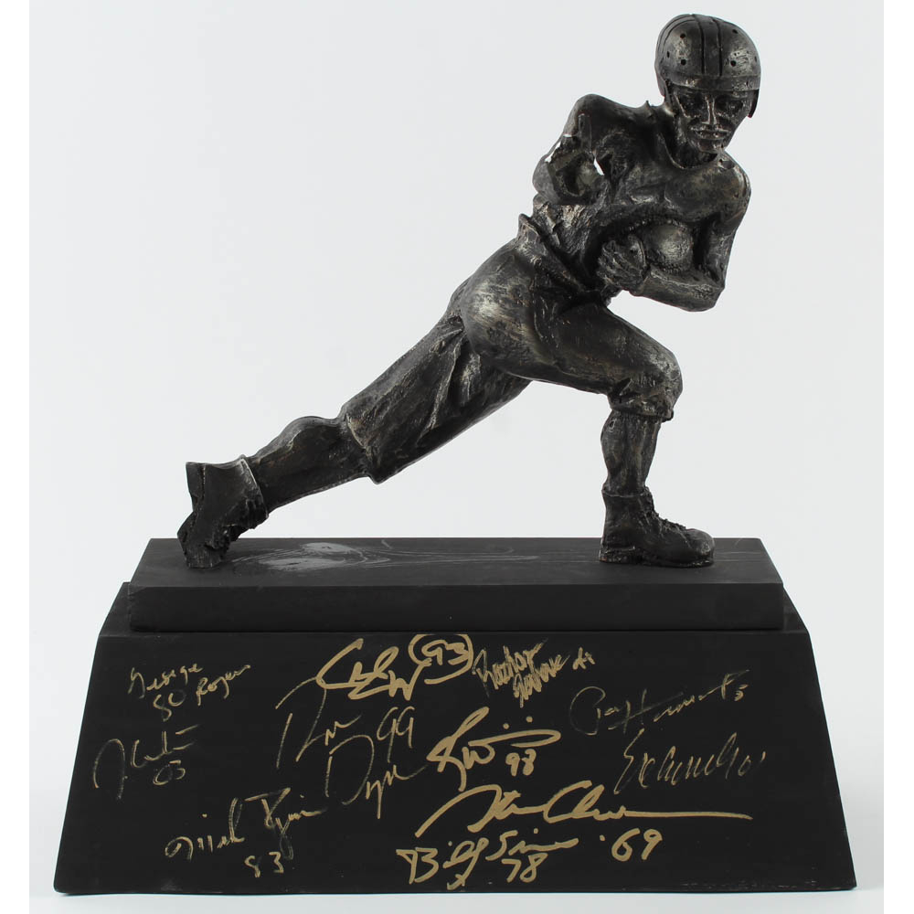 Heisman Trophy Full-Size Replica Signed by (11) Winners with Paul ...