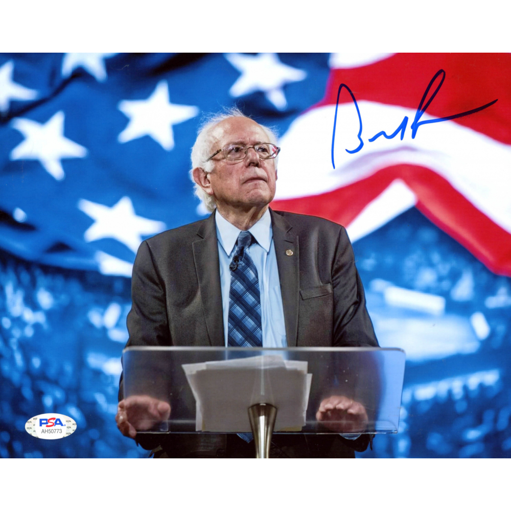 Bernie Sanders Signed 8x10 Photo (PSA COA) | Pristine Auction