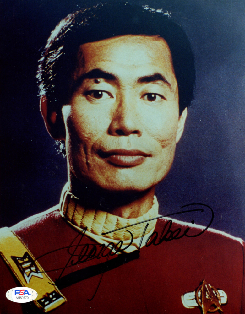 George Takei Signed "Star Trek" 8x10 Photo (PSA COA) | Pristine Auction