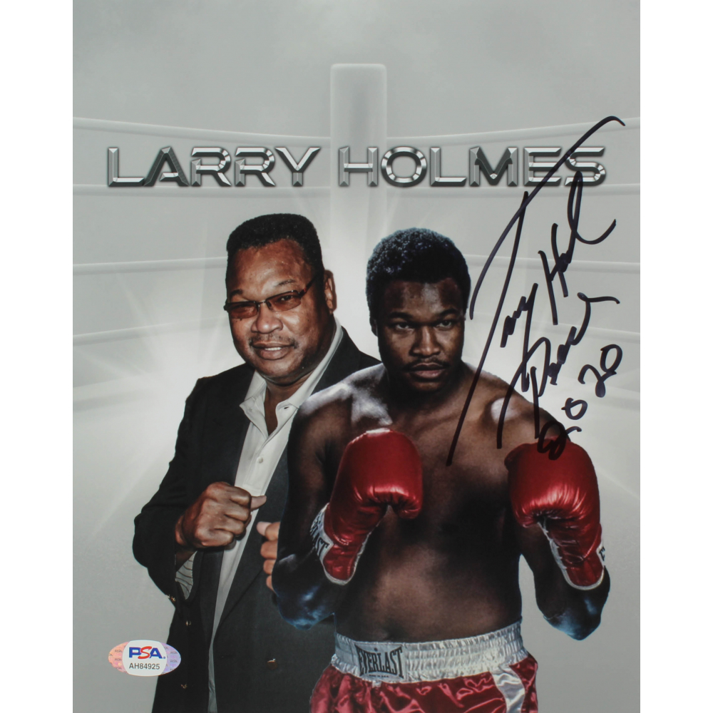 Larry Holmes Signed 8x10 Photo Inscribed "Peace 2020" (PSA COA ...