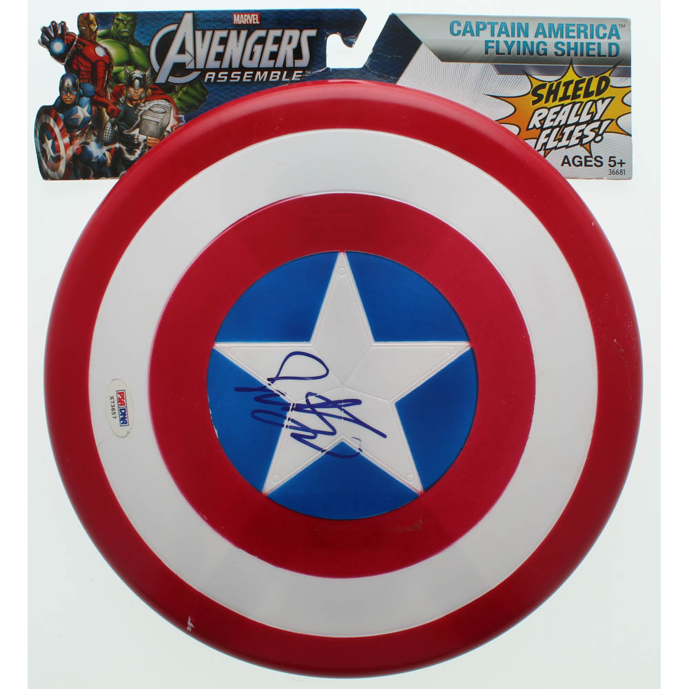 Sebastian Stan Signed Captain America Flying Shield (PSA Hologram ...