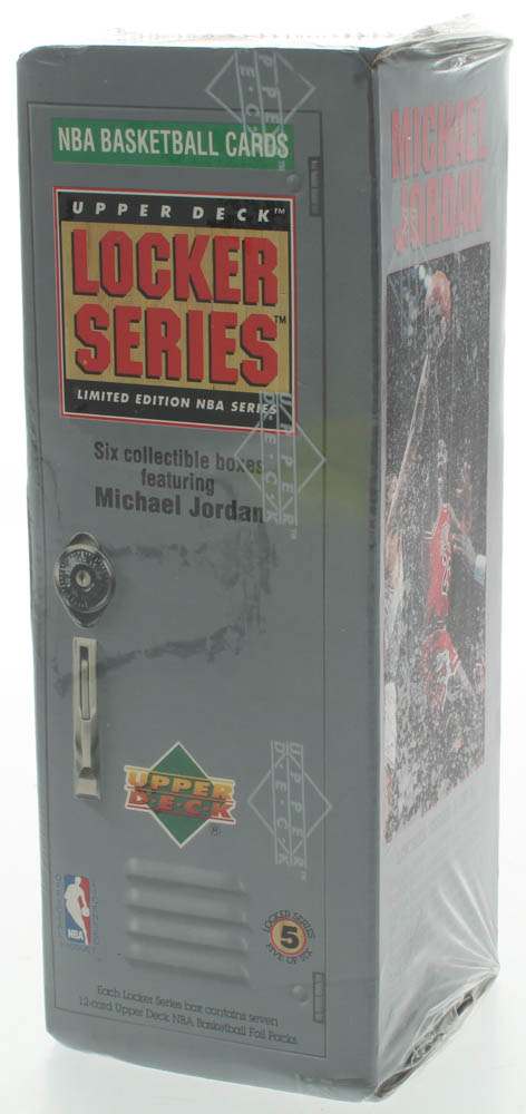 1991 Upper Deck NBA Michael Jordan Locker Series 5 Box with (7) Packs ...