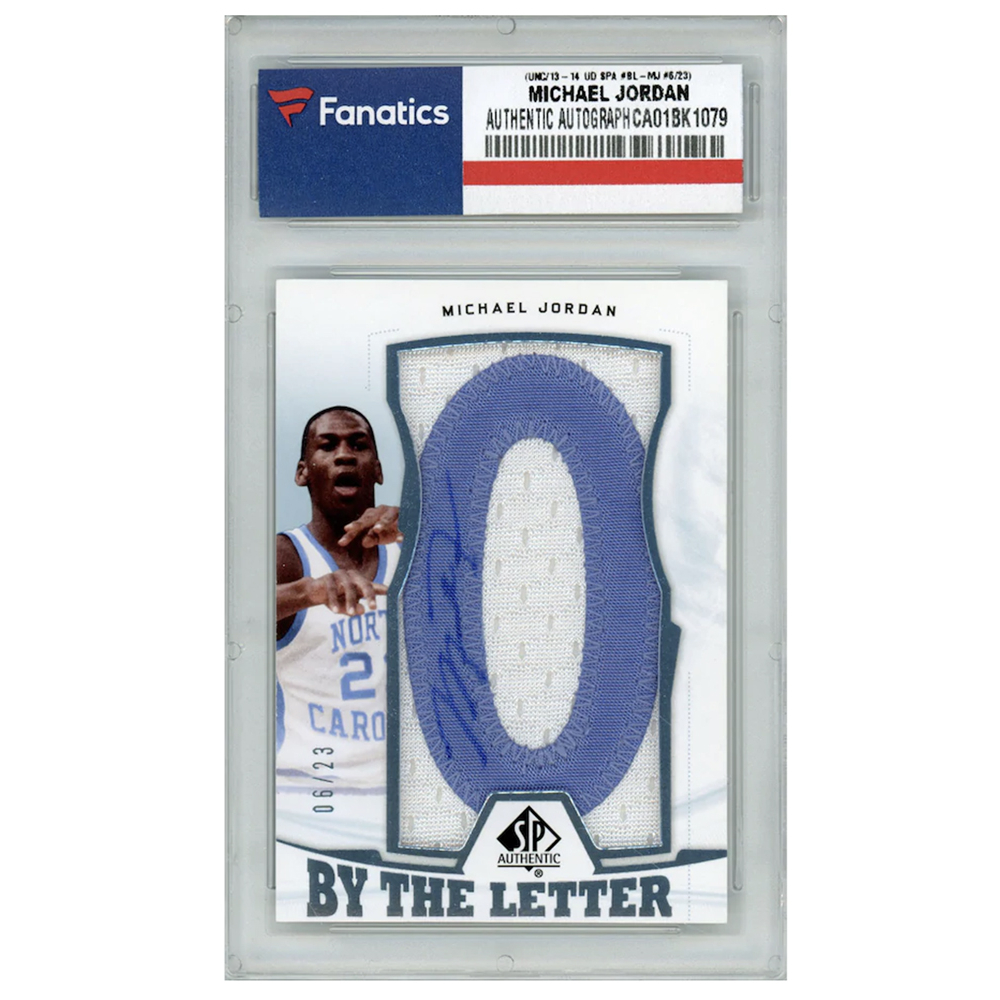 Michael Jordan 2013-14 SP Authentic By the Letter Signatures #BLMJ ...