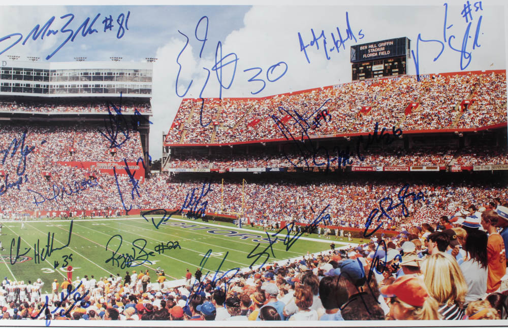 2006 Florida Gators National Champions 13.5x38 Photo Team-Signed by (38 ...