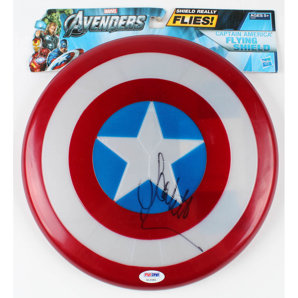 Scarlett Johansson Signed "Captain America" Marvel Replica Plastic ...