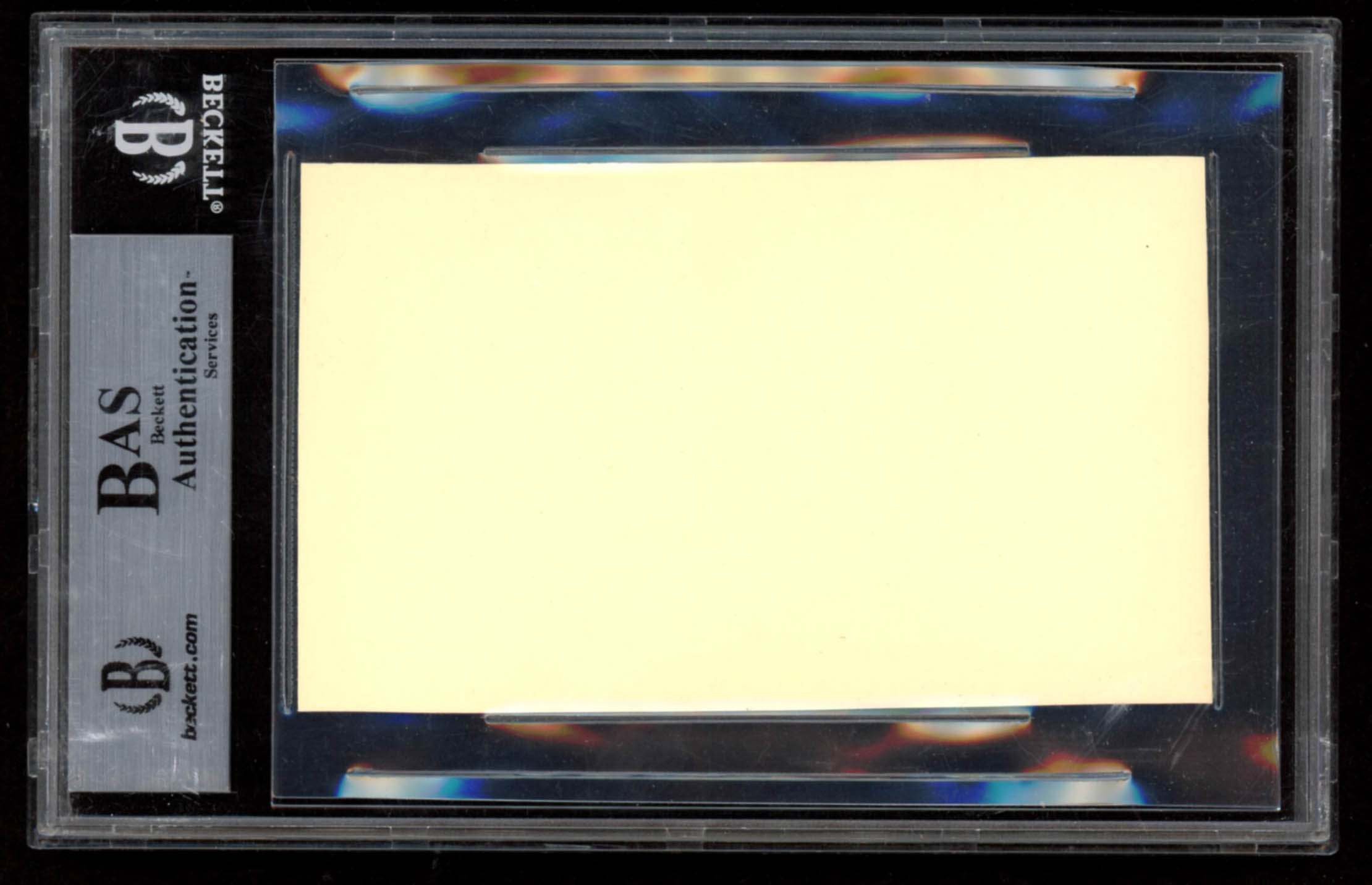 Rosey Rowswell Signed 3x5 Cut on Index Card (BAS Encapsulated ...