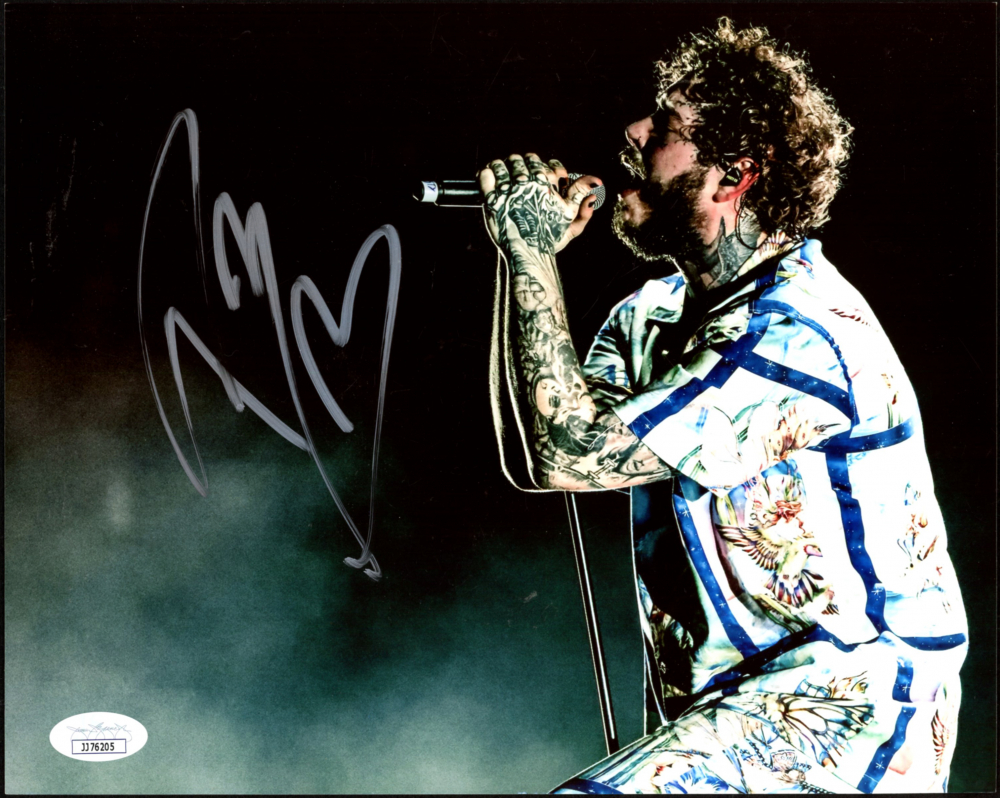 Post Malone Signed 8x10 Photo (JSA COA) | Pristine Auction