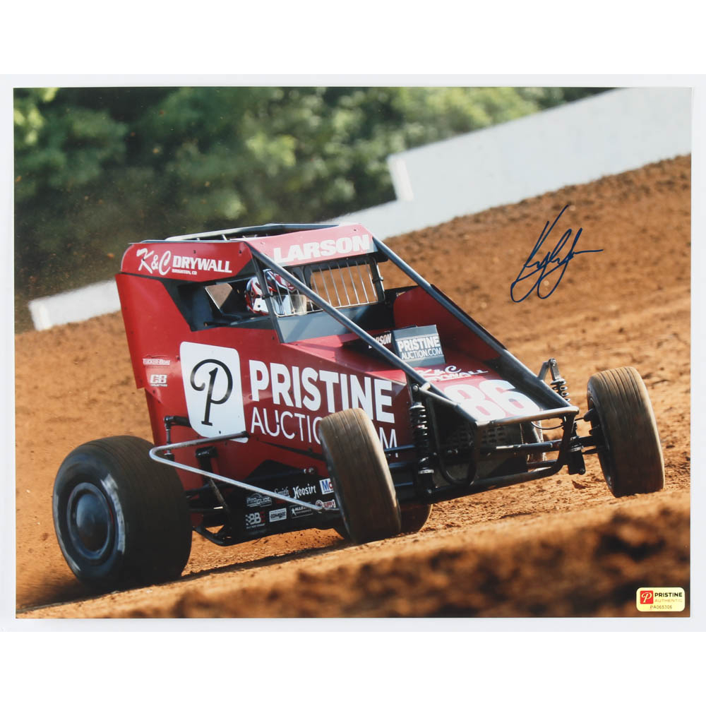 Kyle Larson Signed 2020 Indiana Midget Week Exclusive 11x14 Photo (PA ...