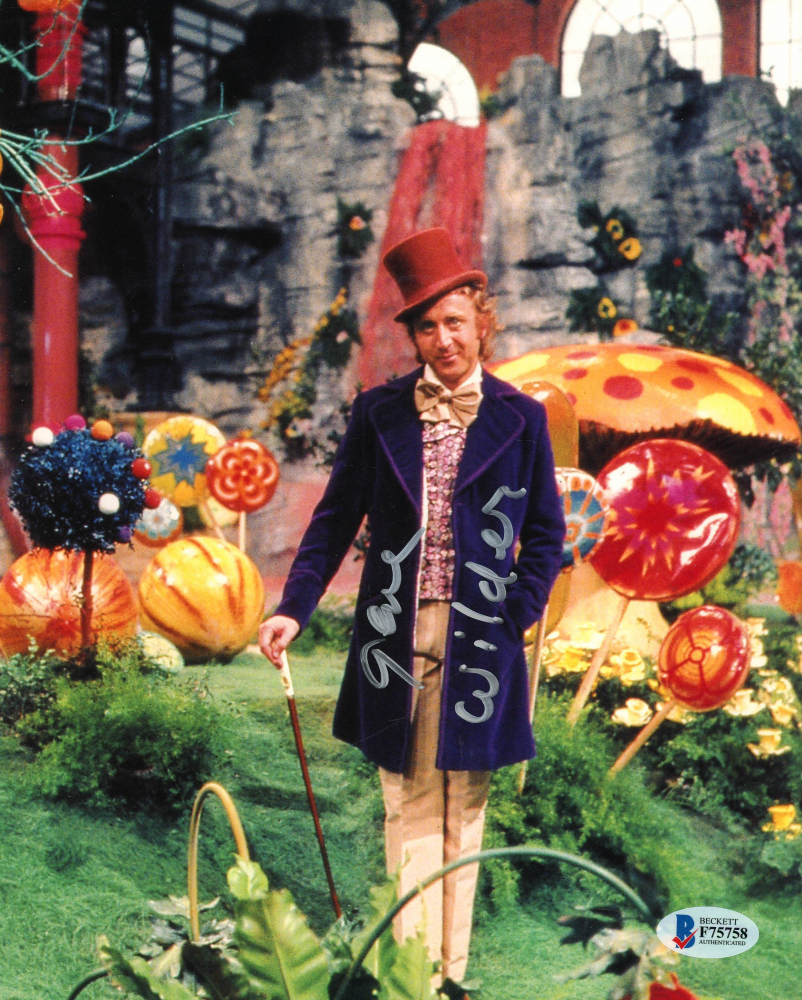 Gene Wilder Signed "Willy Wonka & the Chocolate Factory" 8x10 Photo ...