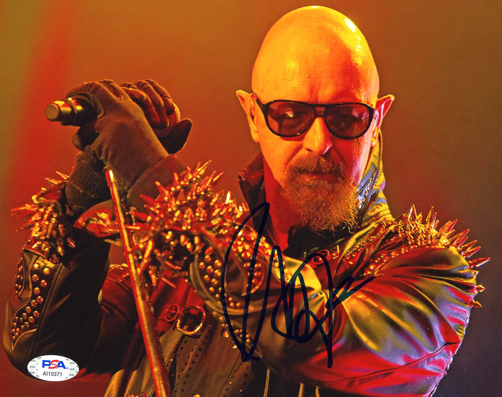 Rob Halford Signed 8x10 Photo (PSA COA) | Pristine Auction