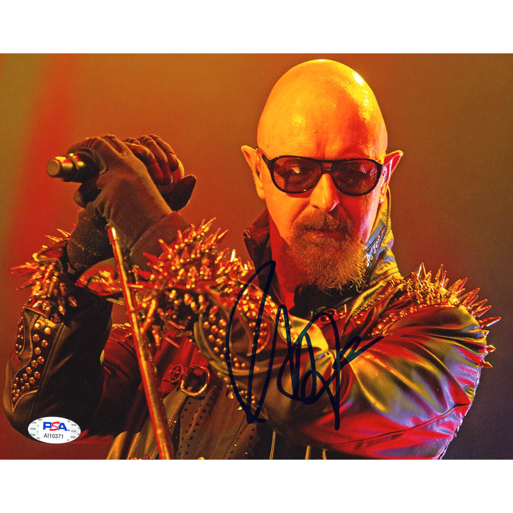 Rob Halford Signed 8x10 Photo (PSA COA) | Pristine Auction
