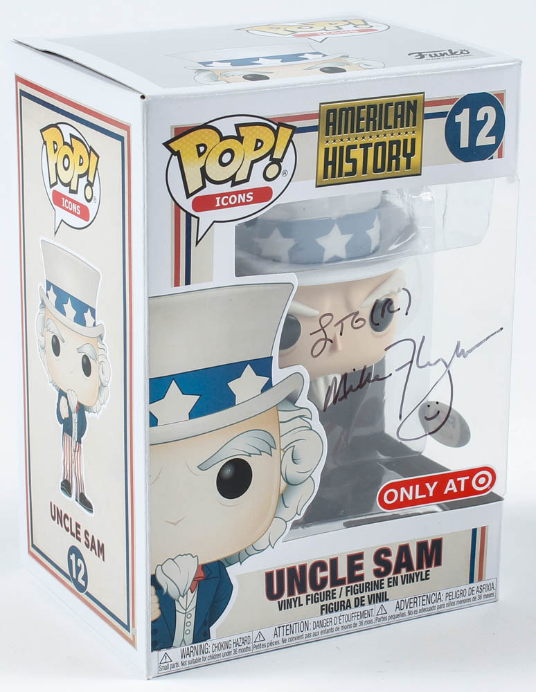 Lt. Michael T. Flynn Signed "American History" #12 Uncle Sam Funko Pop ...