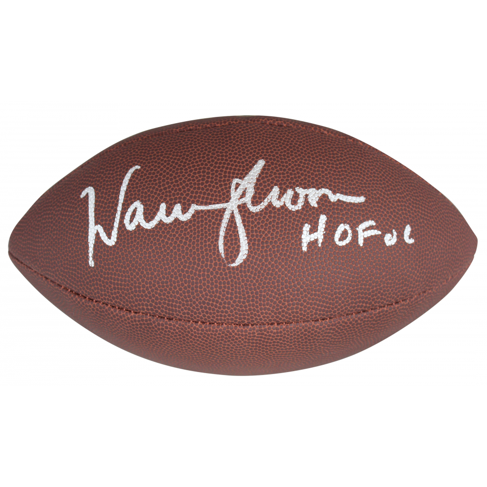 Warren Moon Signed NFL Football Inscribed "HOF 06" (Beckett COA ...