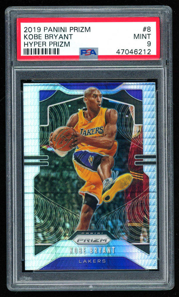 Kobe Bryant 2019-20 Panini Prizm Prizms Hyper #8 (PSA 9) | Pristine Auction