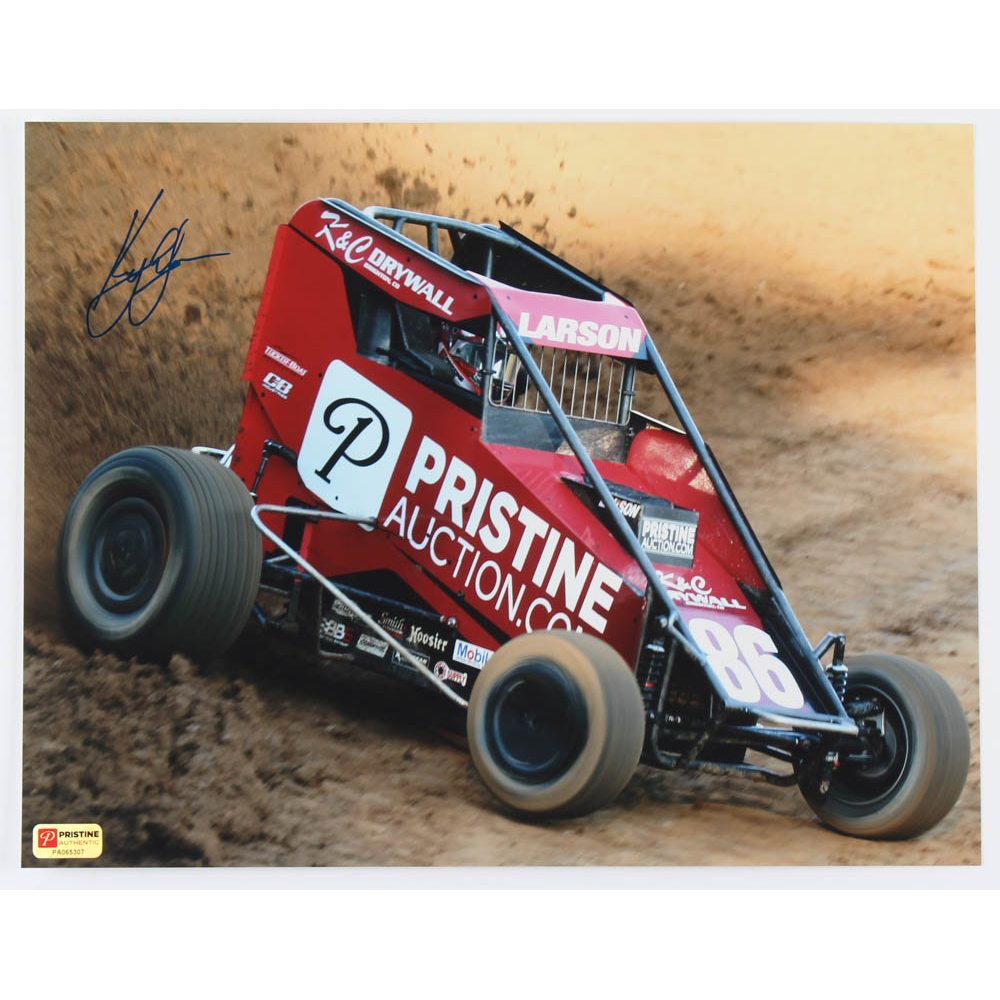 Kyle Larson Signed 2020 Indiana Midget Week Exclusive 11x14 Photo (PA ...