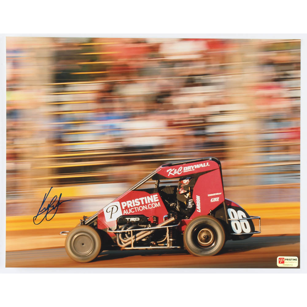 Kyle Larson Signed 2020 Indiana Midget Week Exclusive 11x14 Photo (PA ...