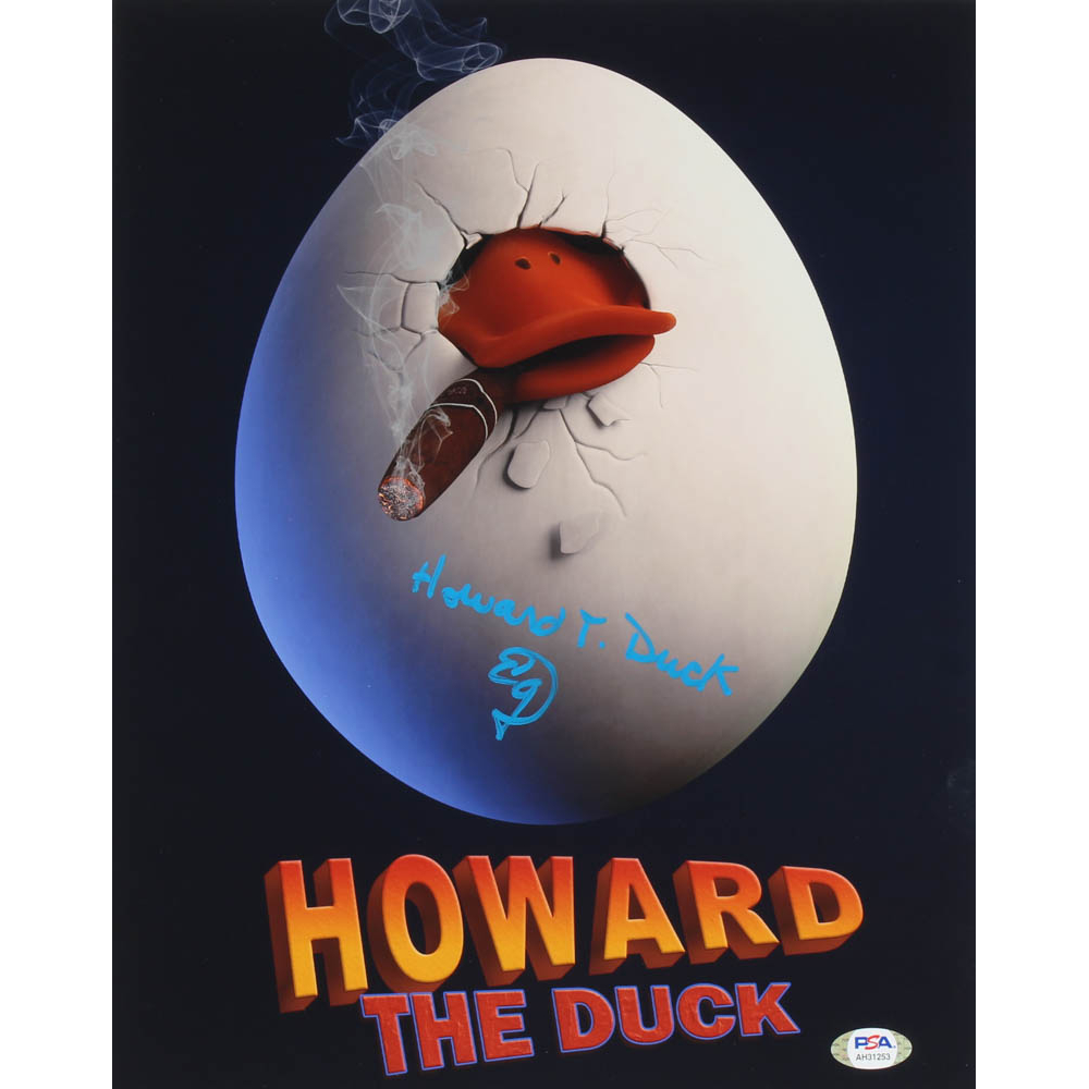 Ed Gale Signed "Howard the Duck" 11x14 Photo Inscribed "Howard T. Duck ...