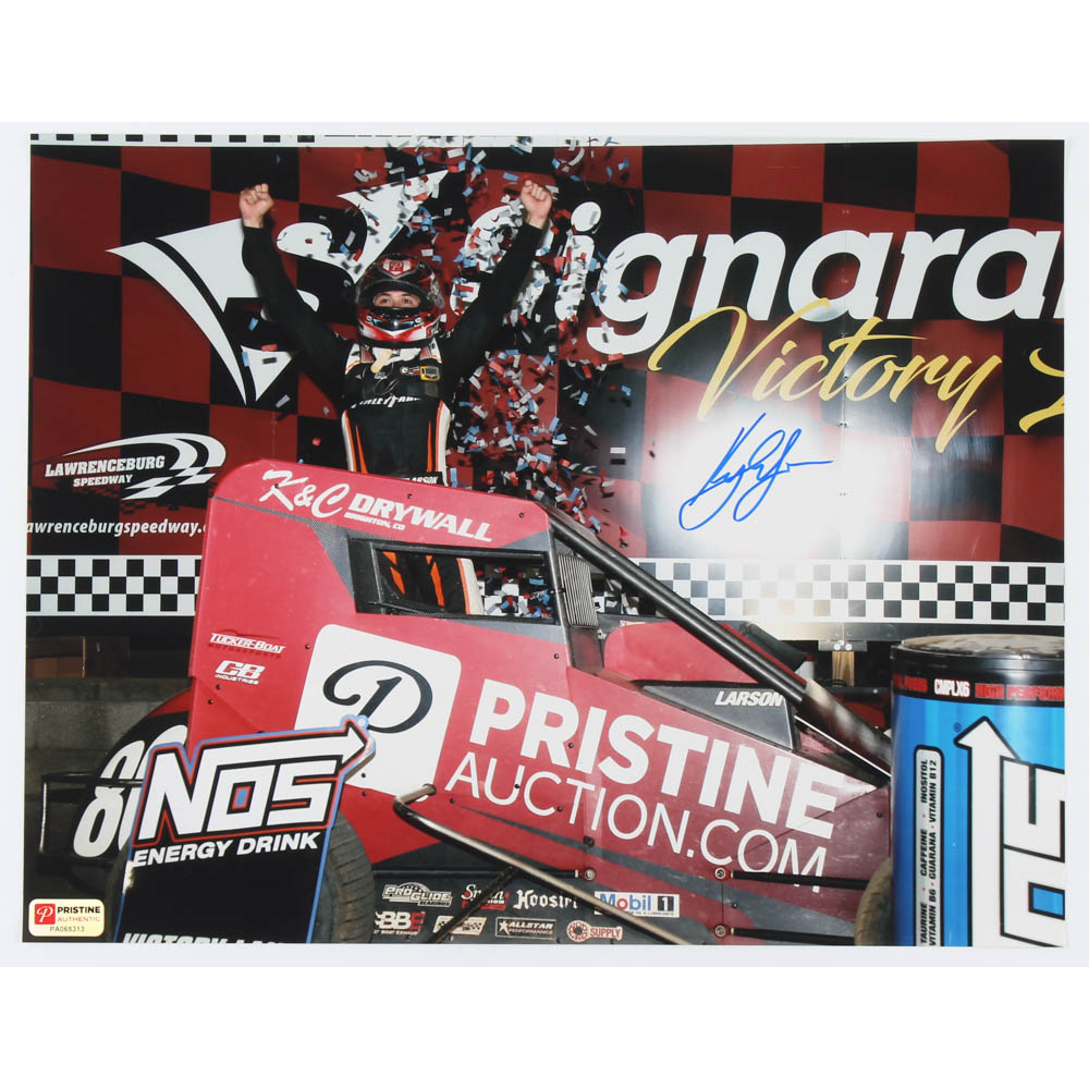 Kyle Larson Signed 2020 Indiana Midget Week Exclusive 11x14 Photo (PA ...