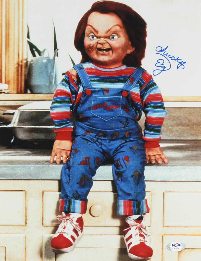 Ed Gale Signed "Child's Play" 11x14 Photo Inscribed "Chucky" (PSA ...