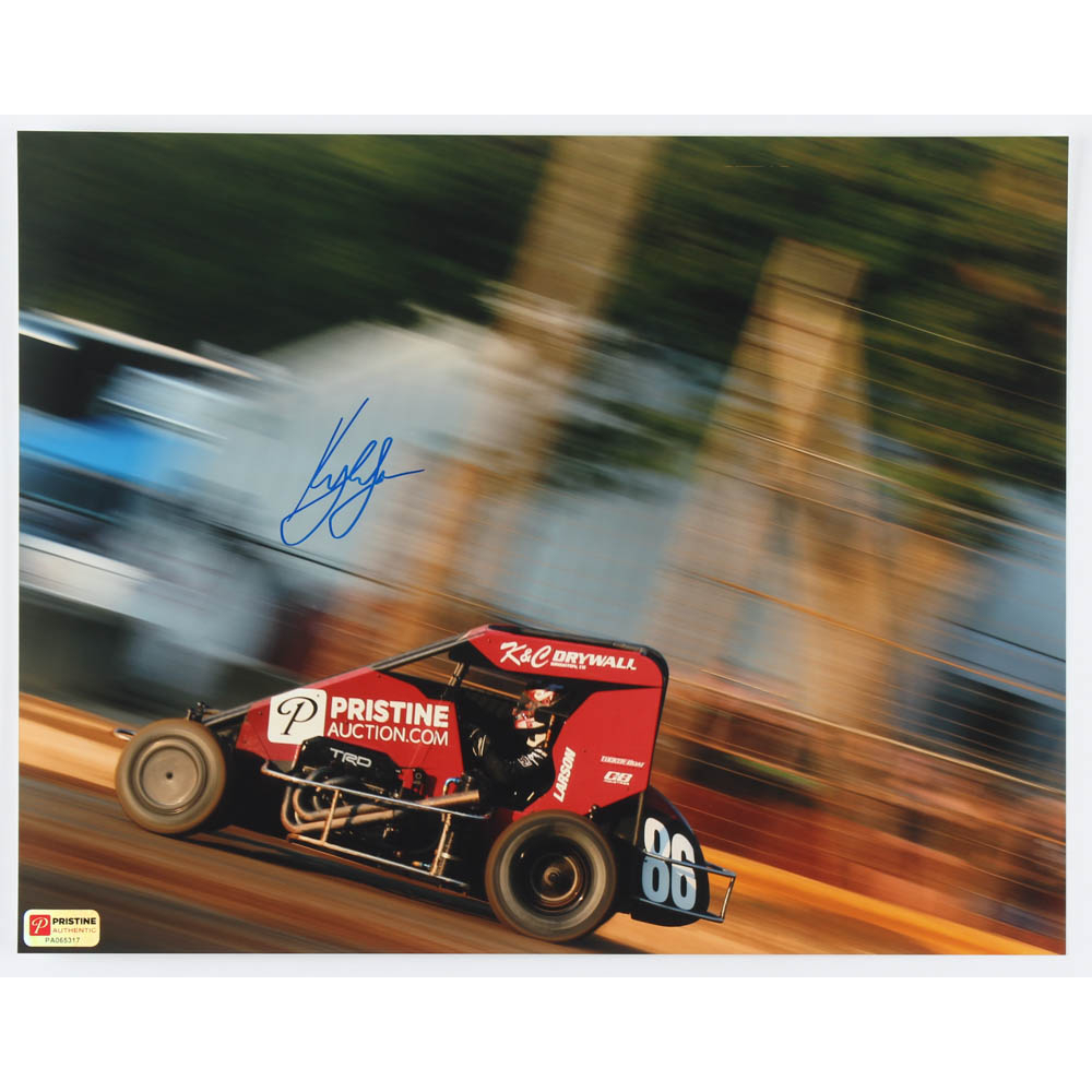 Kyle Larson Signed 2020 Indiana Midget Week Exclusive 11x14 Photo (PA ...