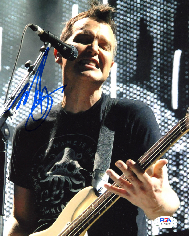 Mark Hoppus Signed 8x10 Photo (PSA Hologram) | Pristine Auction