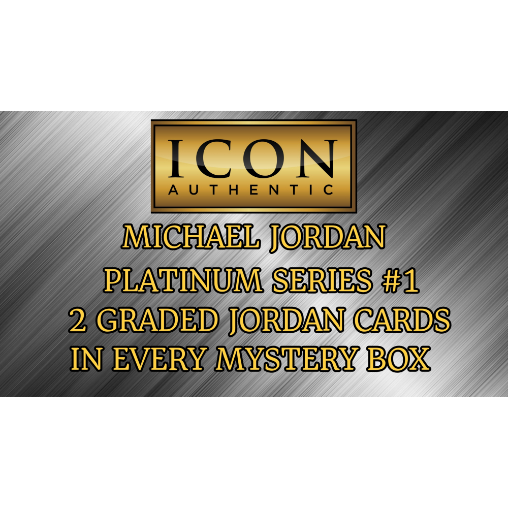 Icon Authentic Michael Jordan Platinum Series #1 - 2 Graded Michael ...