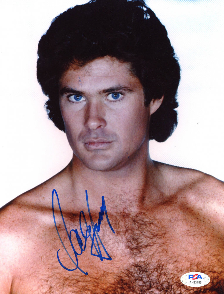 David Hasselhoff Signed 8x10 Photo (PSA Hologram) | Pristine Auction