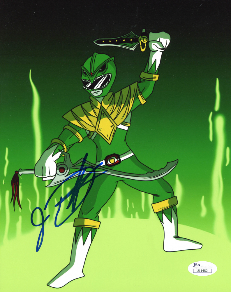 Jason David Frank Signed "Power Rangers" 8x10 Photo (PSA Hologram ...