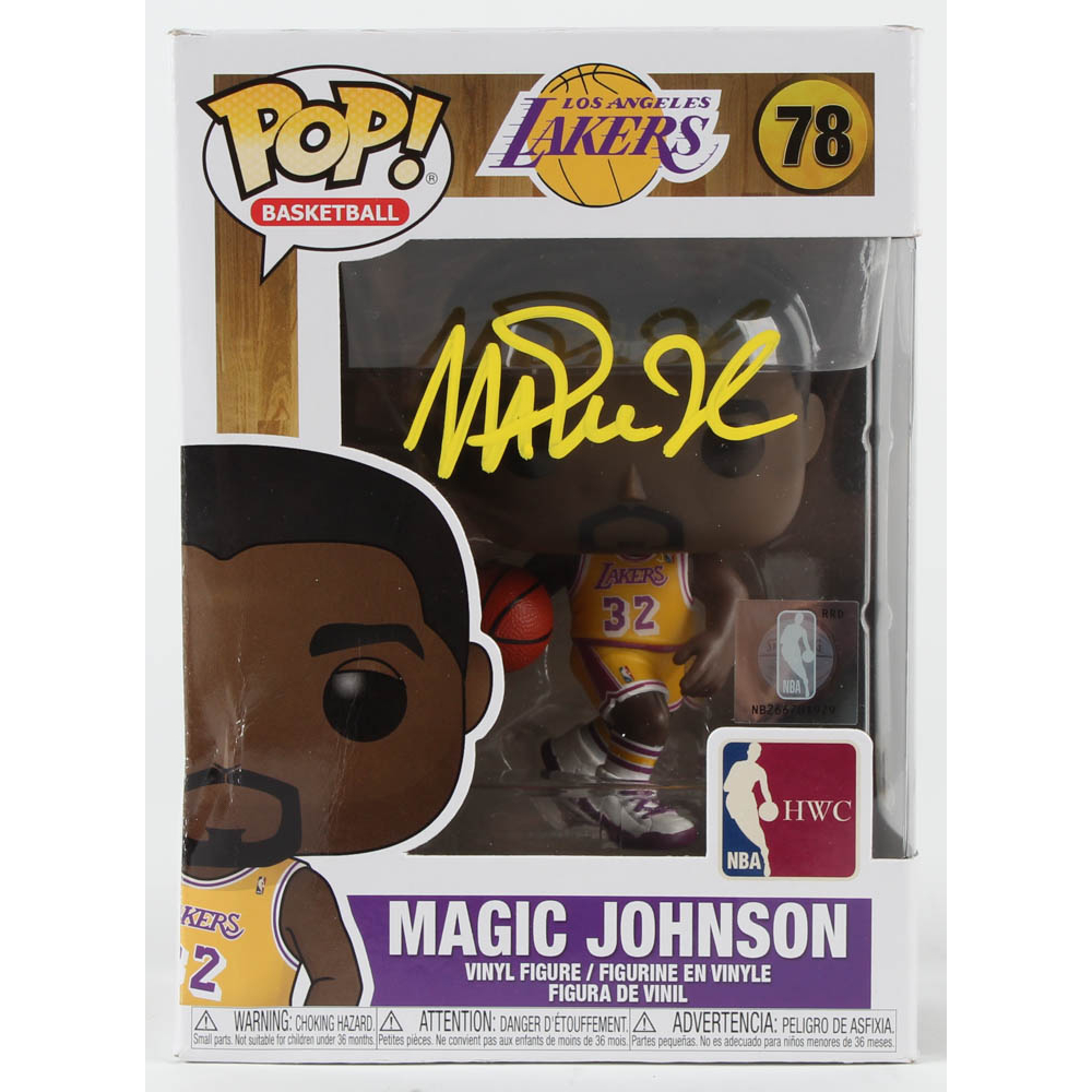 Magic Johnson Signed Lakers #78 Funko Pop! Vinyl Figure (Beckett COA ...