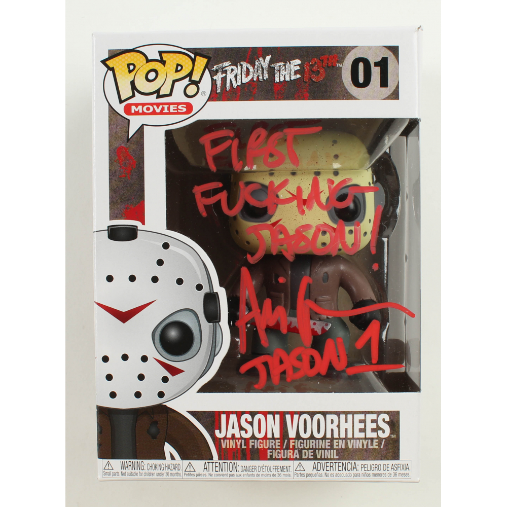 Ari Lehman Signed "Friday the 13th" #01 Jason Voorhees Funko Pop! Vinyl ...