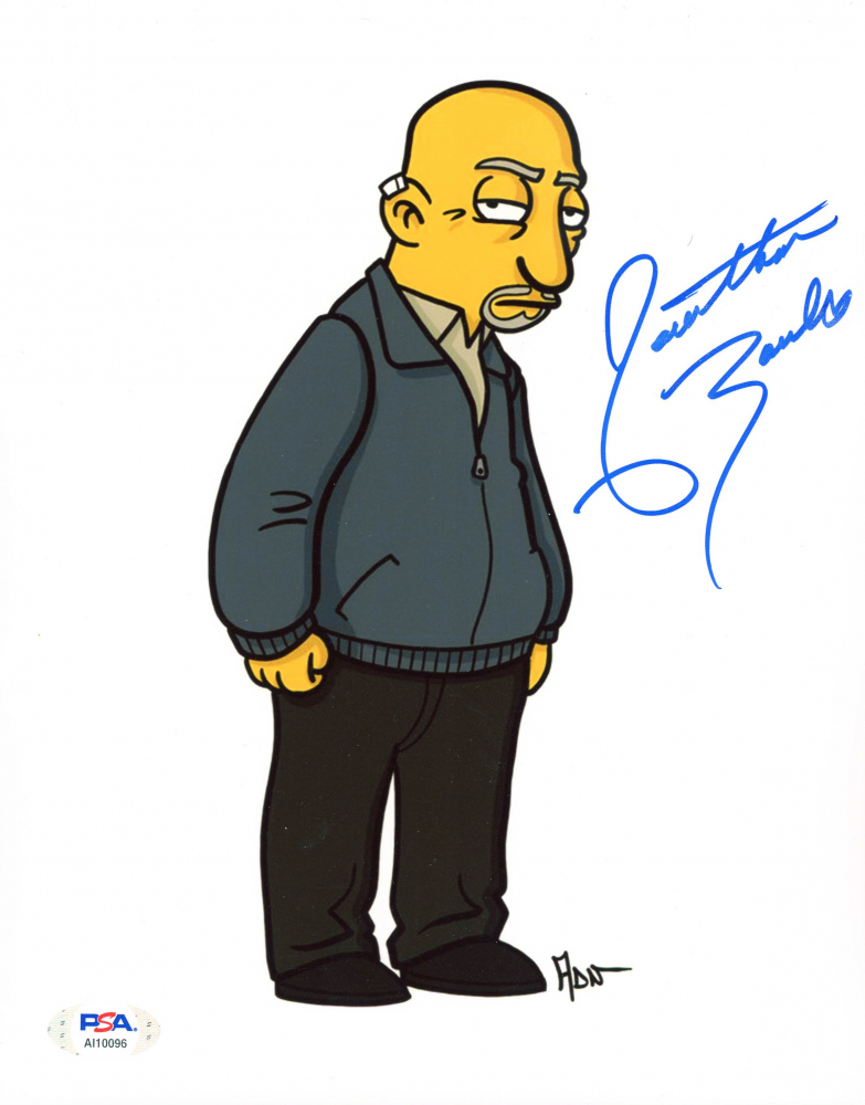 Jonathan Banks Signed "The Simpsons" 8x10 Photo (PSA COA) | Pristine ...