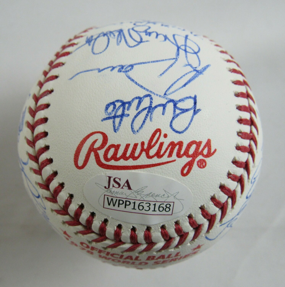 1978 Yankees World Series Baseball Team-Signed by (20) with Reggie ...