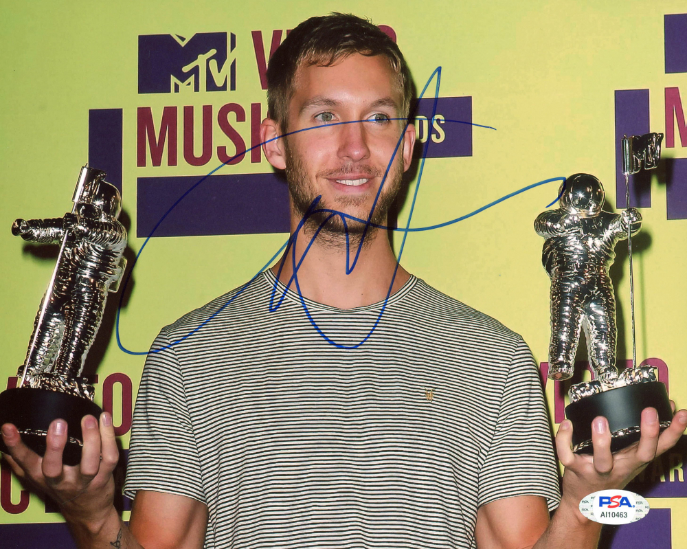 Calvin Harris Signed 8x10 Photo (PSA COA) | Pristine Auction