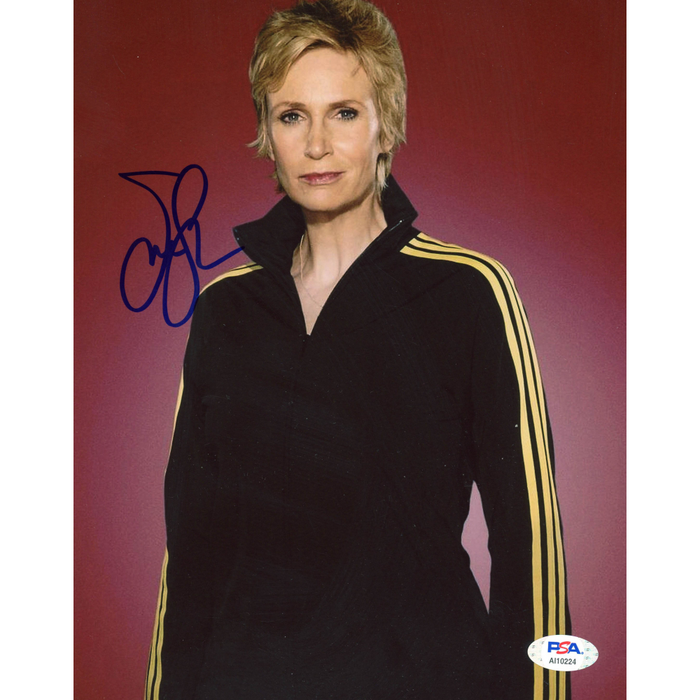 Jane Lynch Signed "Glee" 8x10 Photo (PSA COA) | Pristine Auction