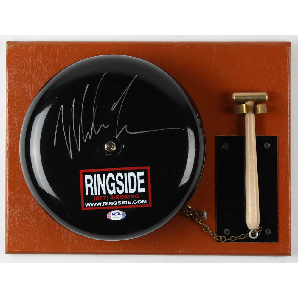 Mike Tyson Signed Authentic Full Size Ringside Boxing Bell (PSA COA ...