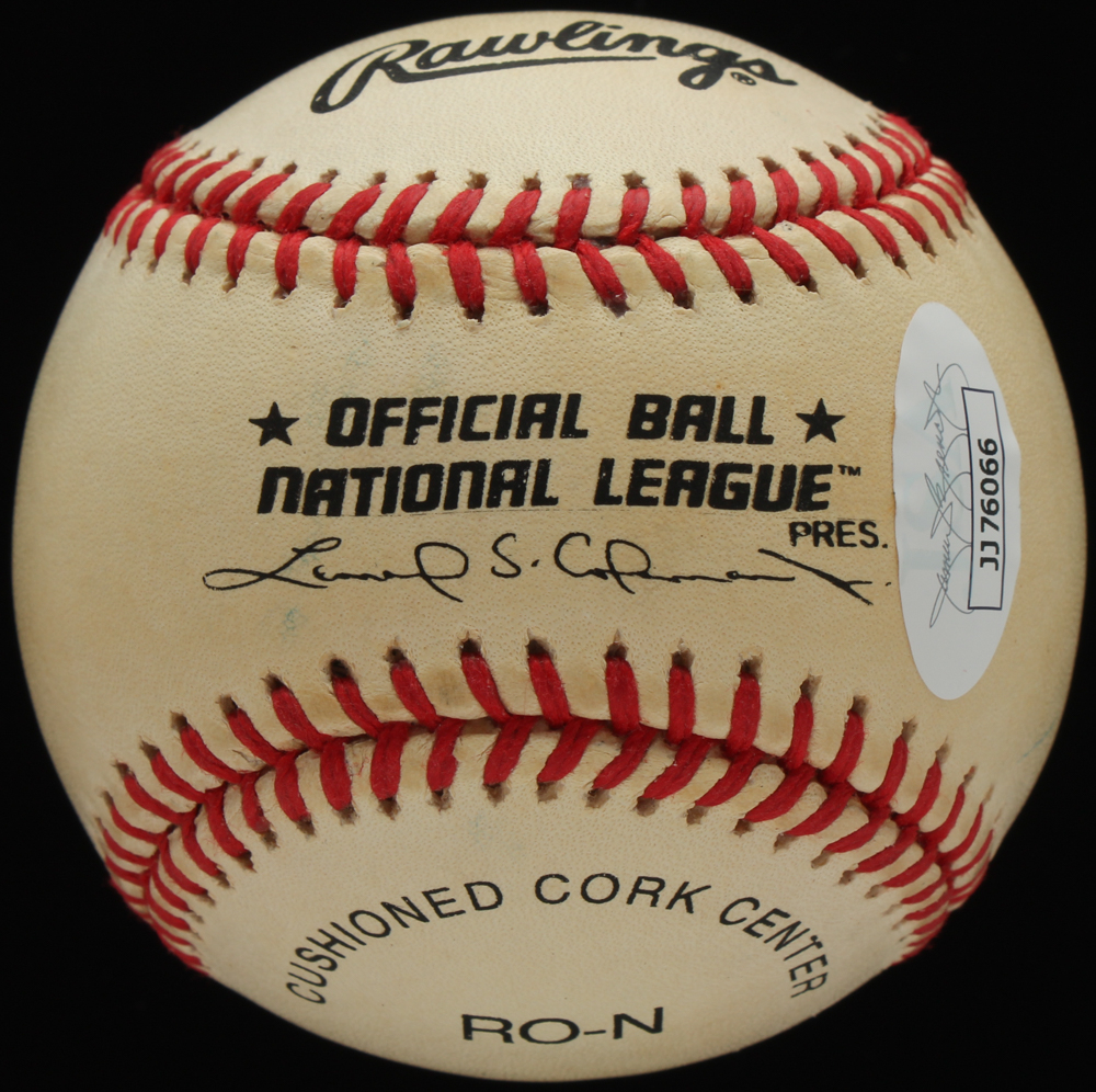 Milo Hamilton Signed ONL Baseball Inscribed "Holy Toledo" & "HOF 92 ...