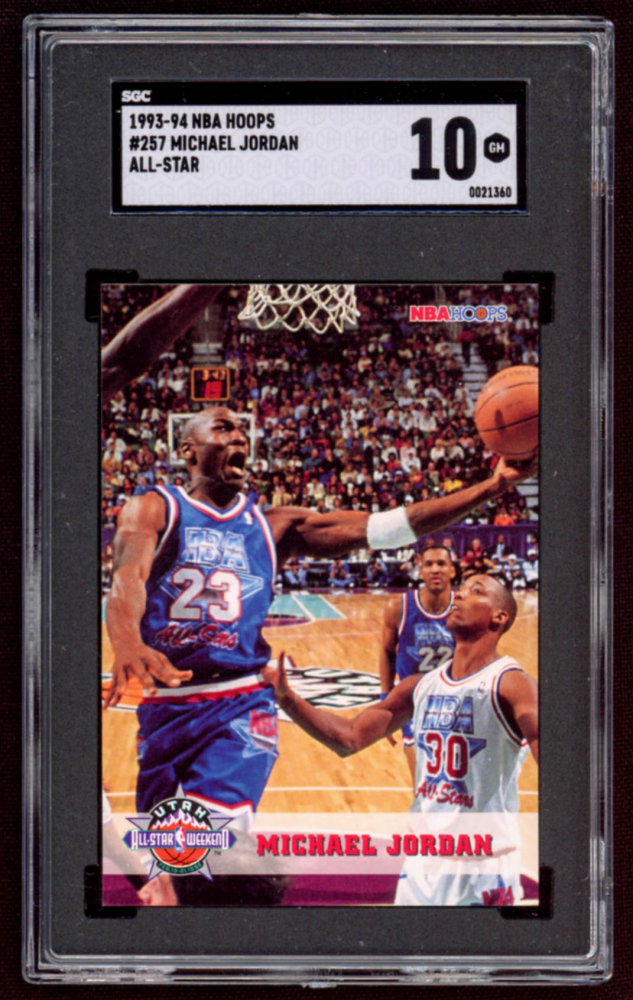 Michael Jordan 1993-94 Hoops #257 All-Star (SGC 10) | Pristine Auction