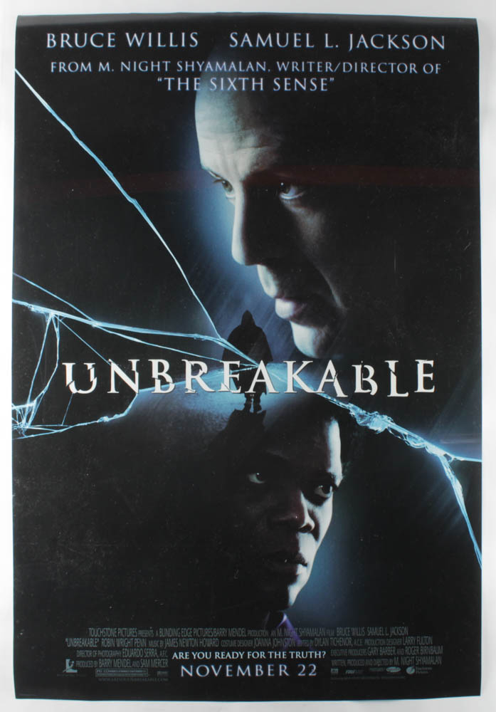 "Unbreakable" 27x40 Original Movie Poster | Pristine Auction