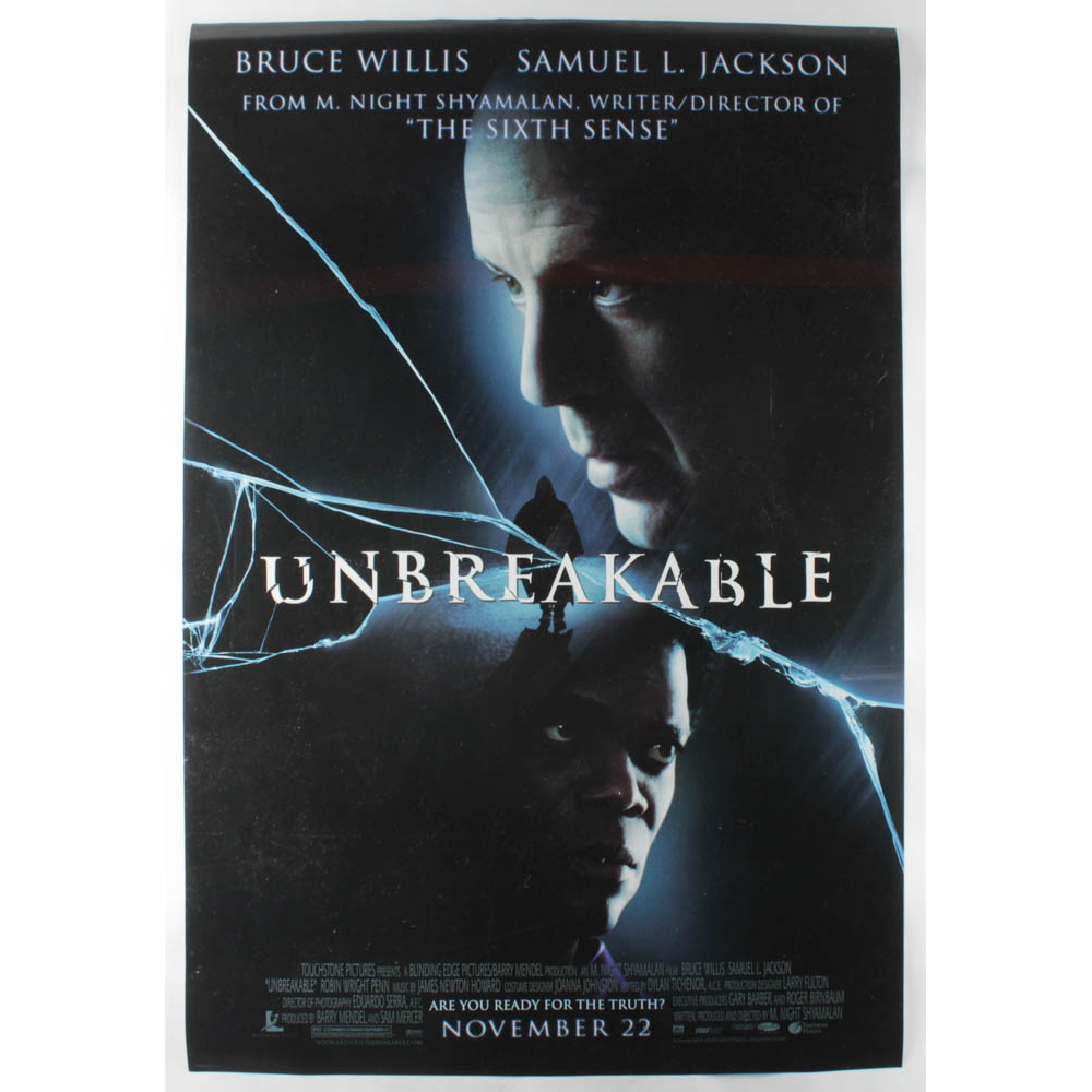 "Unbreakable" 27x40 Original Movie Poster | Pristine Auction