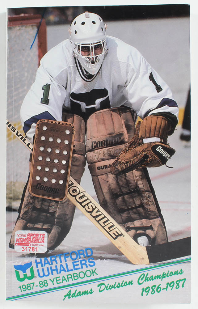 1987-88 Whalers Yearbook Signed by (24) With Howard Baldwin, Mark House ...
