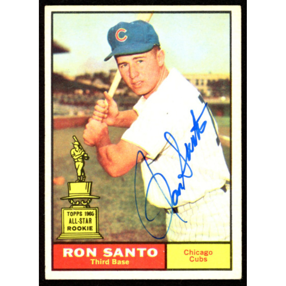 Ron Santo Signed 1961 Topps #35 RC (JSA COA) | Pristine Auction