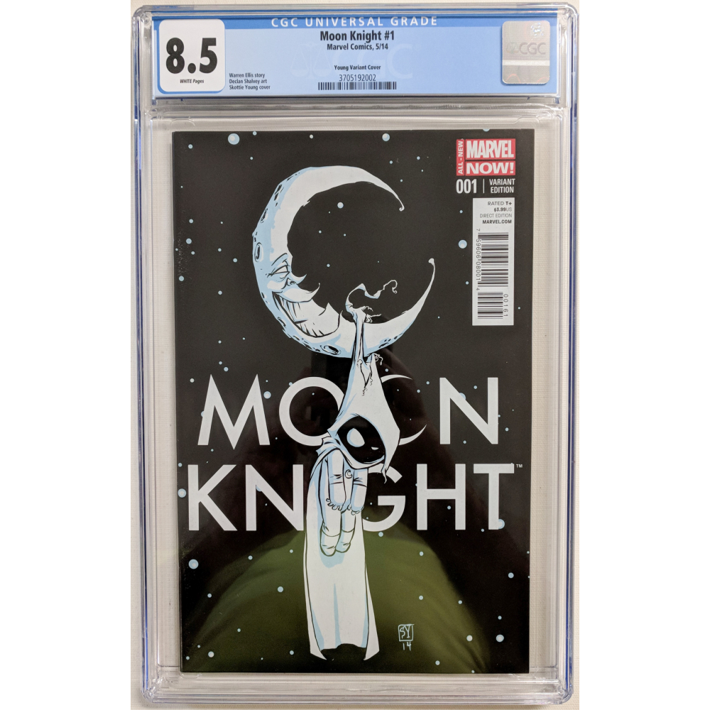 2014 "Moon Knight" Issue #1 Scottie Young Variant Marvel Comic Book ...