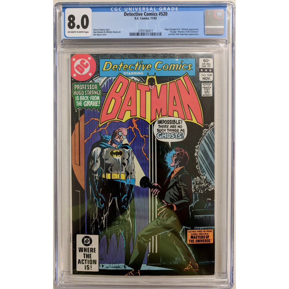 1982 "Batman" Issue #520 DC Comic Book (CGC 8.0) | Pristine Auction