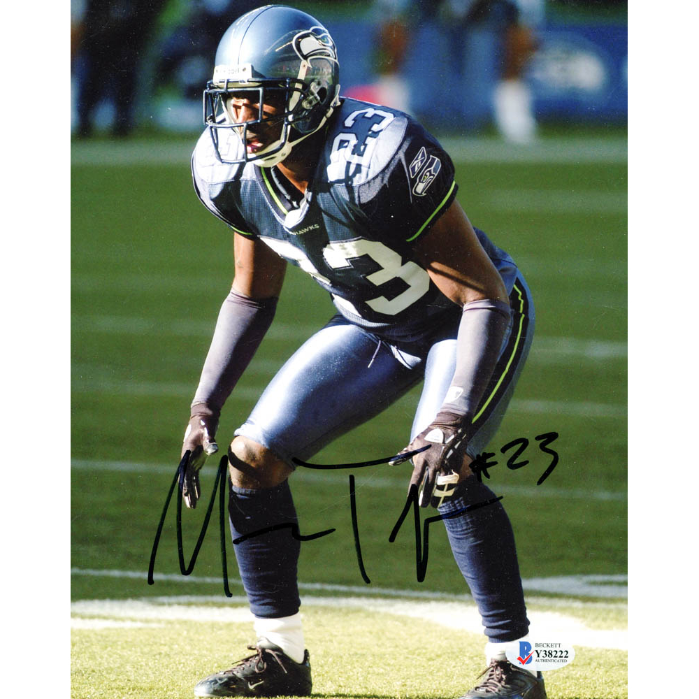 Marcus Trufant Signed Seahawks 8x10 Photo (Beckett COA) | Pristine Auction