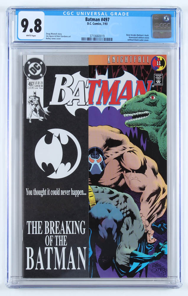 1993 "Batman" Issue #497 Marvel Comic Book (CGC 9.8) | Pristine Auction