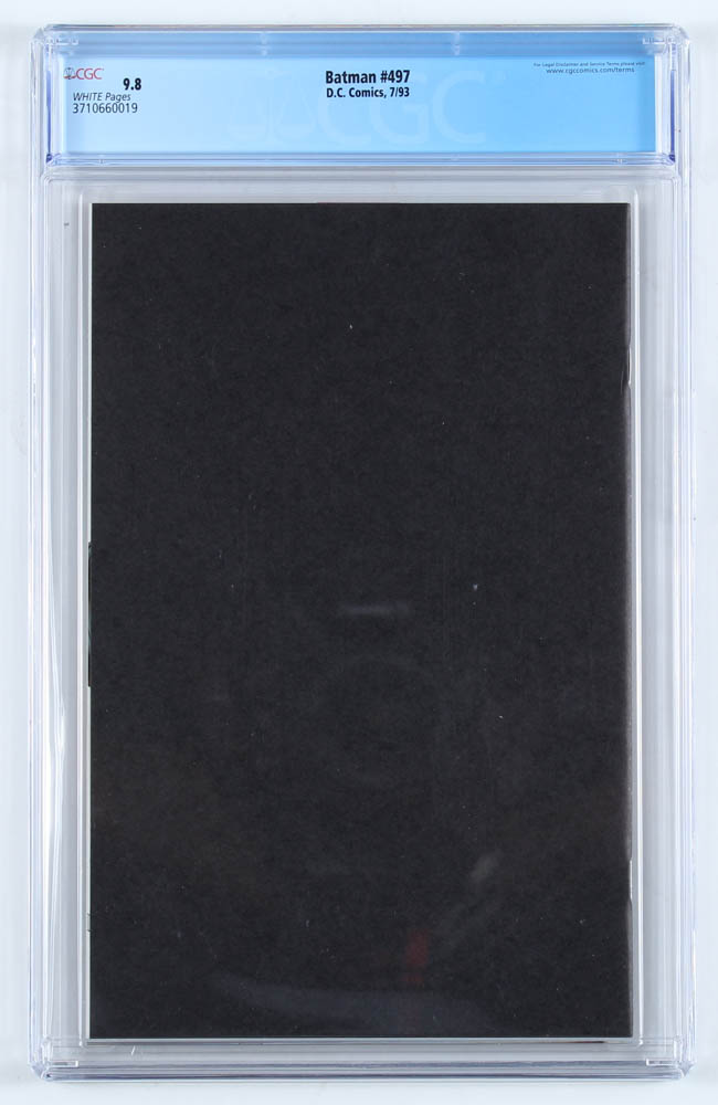 1993 "Batman" Issue #497 Marvel Comic Book (CGC 9.8) | Pristine Auction