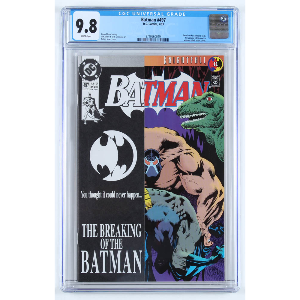 1993 "Batman" Issue #497 Marvel Comic Book (CGC 9.8) | Pristine Auction